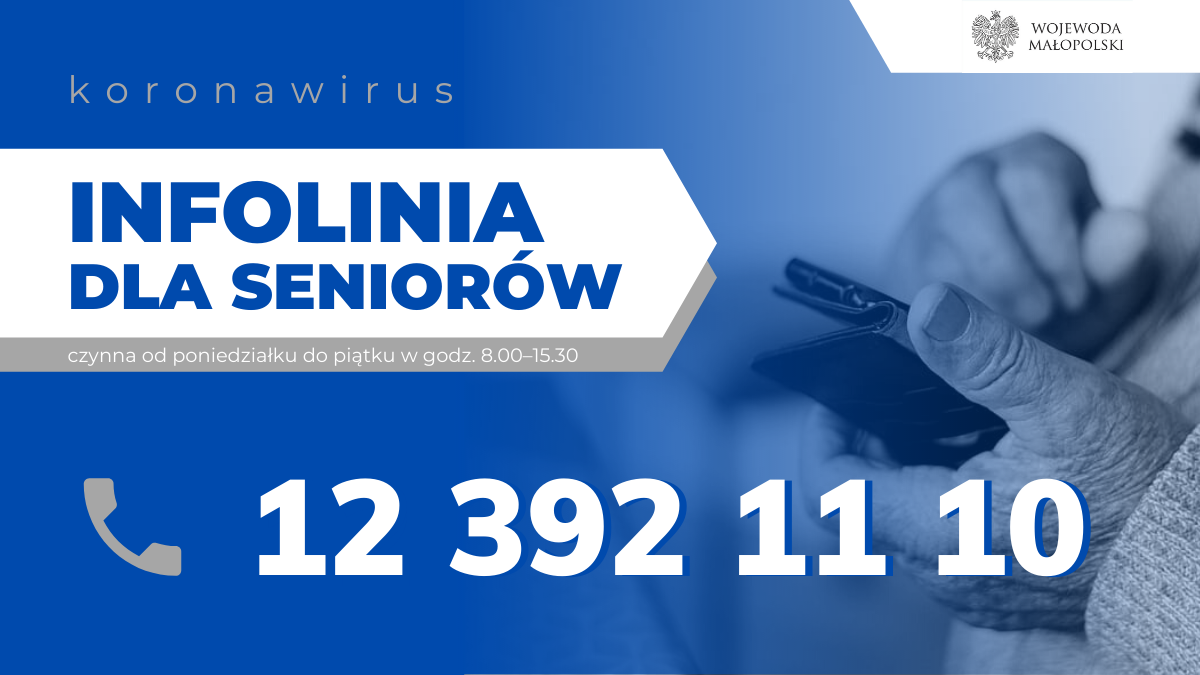 Infolinia dla Seniorów – zmiana godzin funkcjonowania | Starosadeckie.info